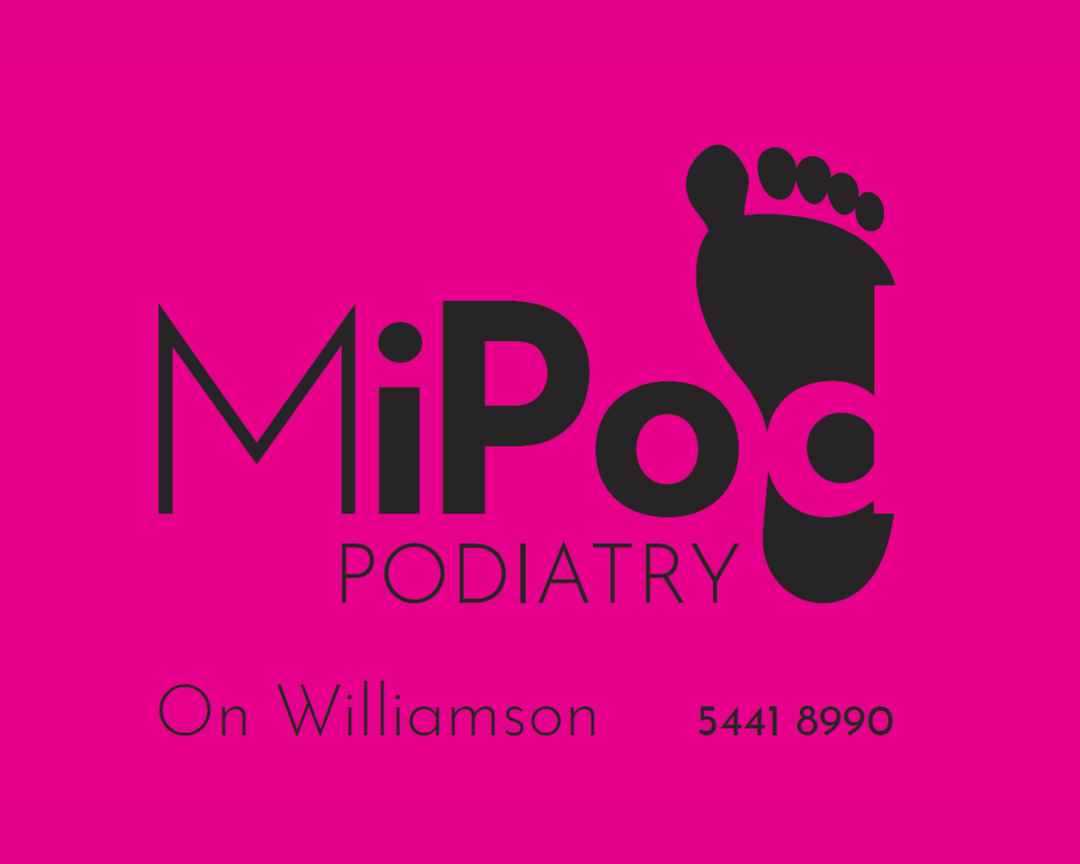 Pink MiPod Logo 2 – Podiatry on Williamson
